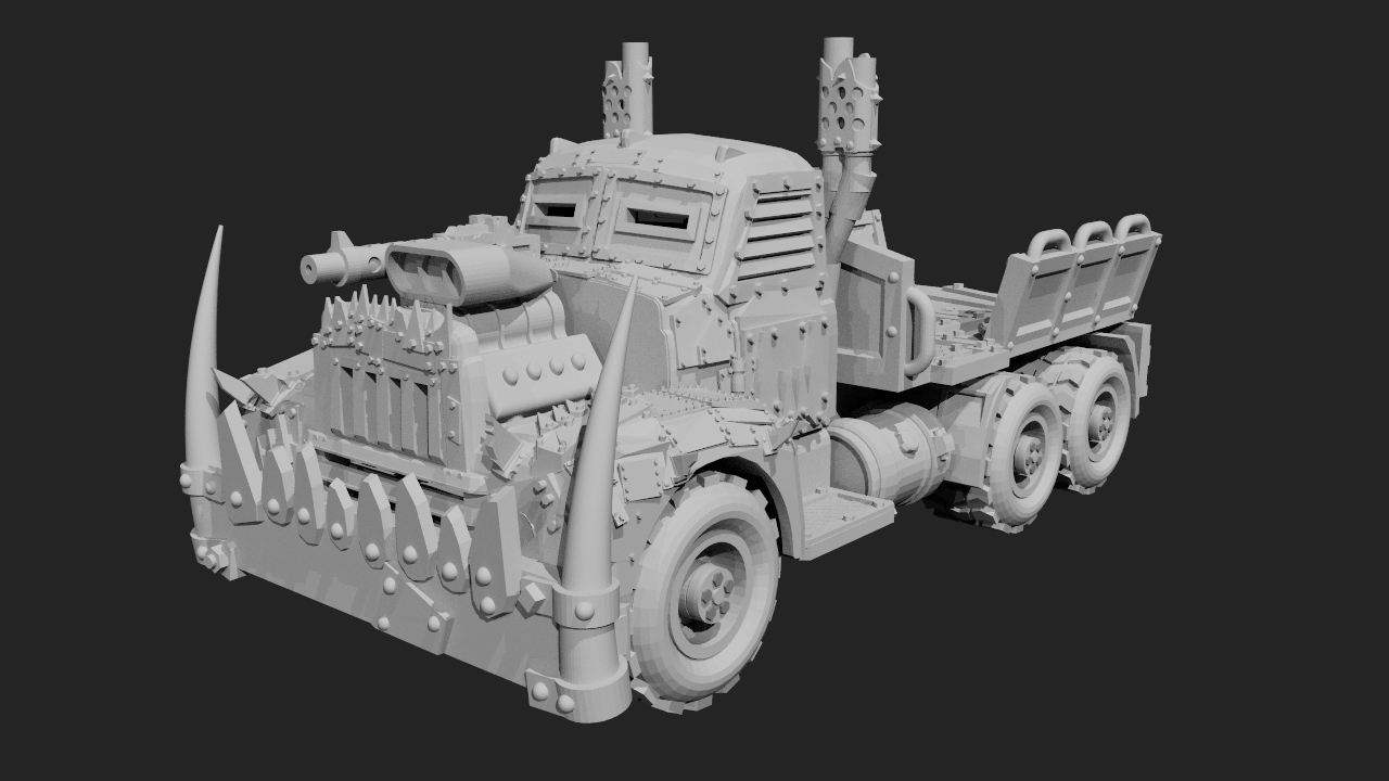 Free 3MF file Ork Trukk・Design to download and 3D print・Cults