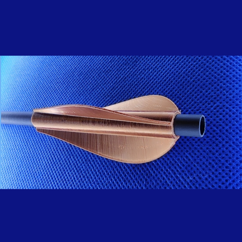 STL file Arrow fletching - twisted・3D printing template to download・Cults