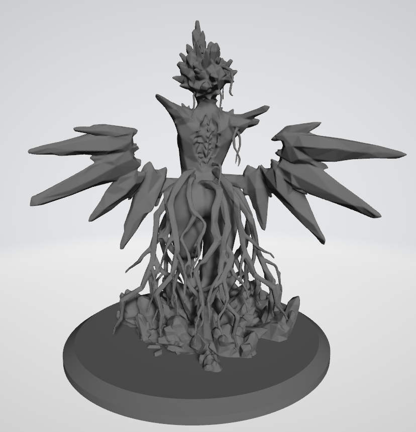 Archivo 3D gratuito estatua de cristal del tesoro de lady Dimitrescu ...