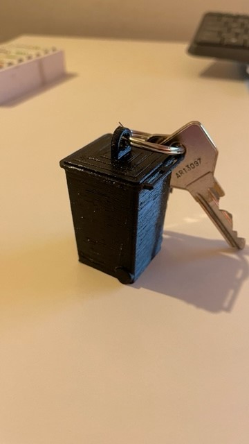 STL file Garbage can keychain 🗑️・Model to download and 3D print・Cults