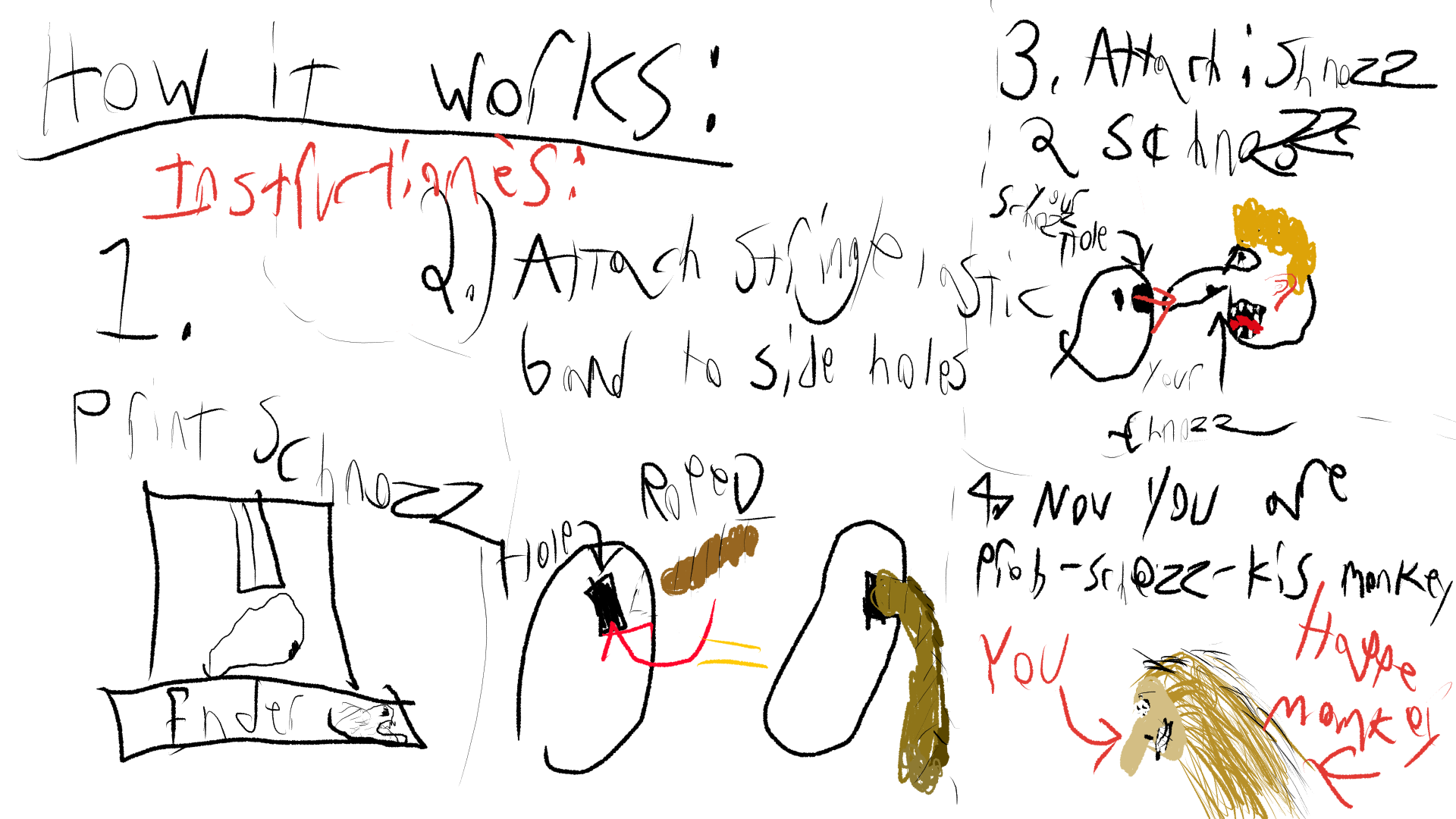 Free STL file Wearable Proboscis Monkey Nose with Breathing Holes・3D ...