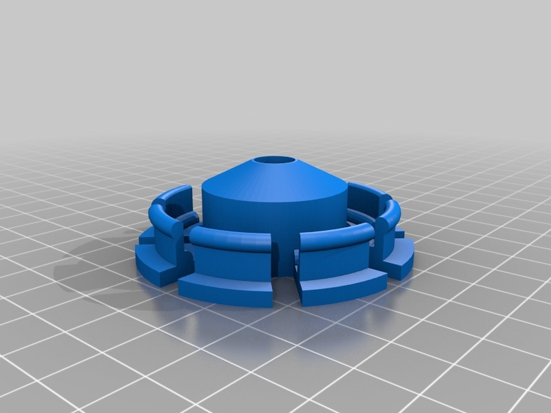 Free 3D file XYZ's Filament Spool Hub with 608ZZ bearing・3D printer ...
