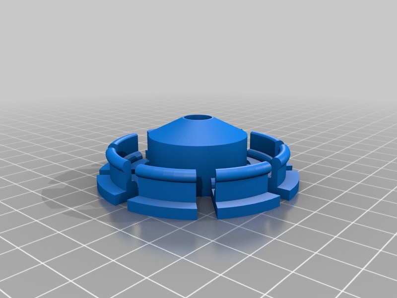 Free 3D file Polymaker's Filament Spool Hub with 608ZZ bearing・Object ...