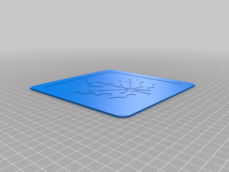 Free 3D file Maple leaf sign novice driver / Klevo lapas・3D printable ...
