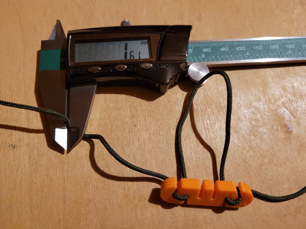 Free 3D file Rope tightener length adjustment 2mm with Fusion360 files ...