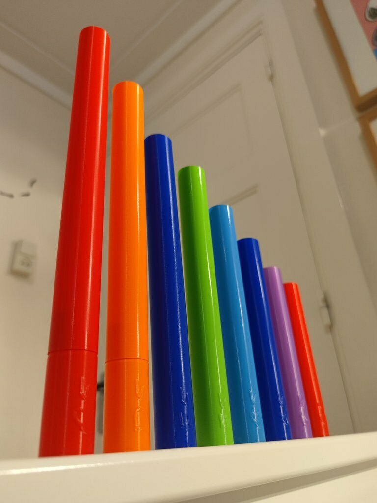 Free 3D file Filawhackers: mini 3D printable Boomwhackers・3D printing ...