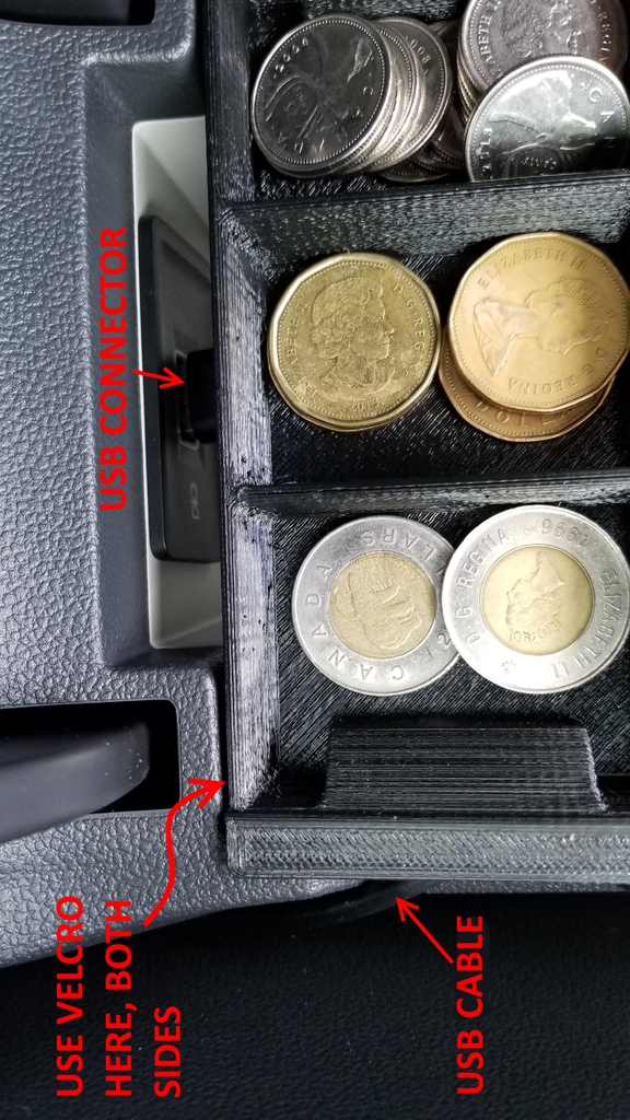 Free 3D file VW Jetta MK7 (2019-) Coin Tray・3D printer model to ...