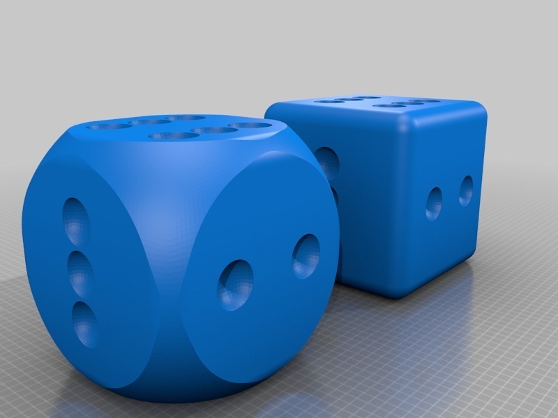 Free 3D file Two Dice・3D printable design to download・Cults