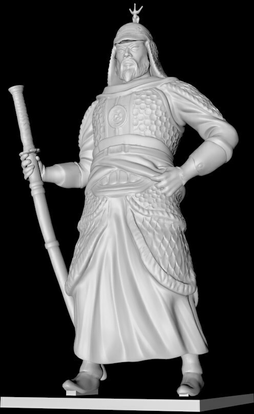 Free 3D file Yi Sun-sin・3D printer model to download・Cults