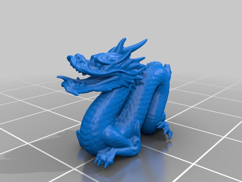 Free 3D file Hi-Res Standford Dragon・3D print model to download・Cults