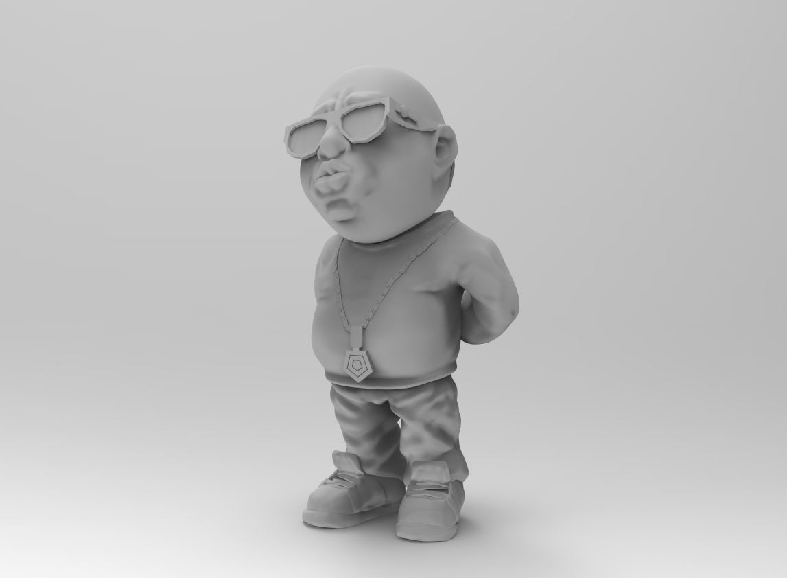 STL file Biggie 👤・3D printer model to download・Cults