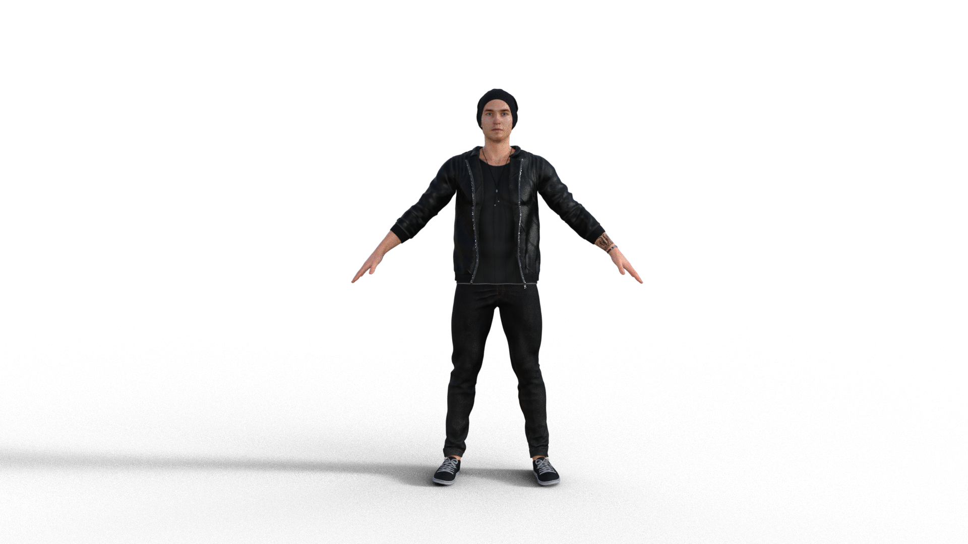 STL file Realistic male human rigged model・3D printer model to download ...