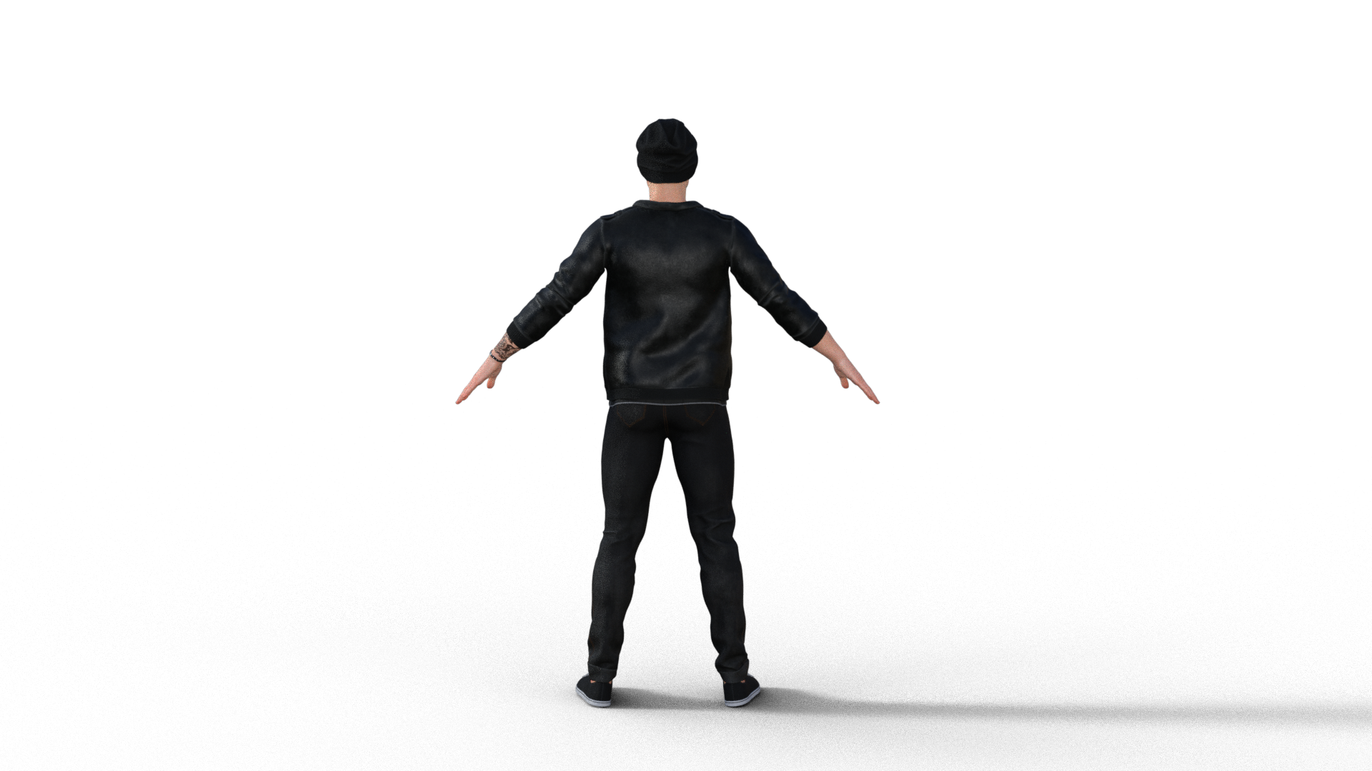 STL file Realistic male human rigged model・3D printer model to download ...