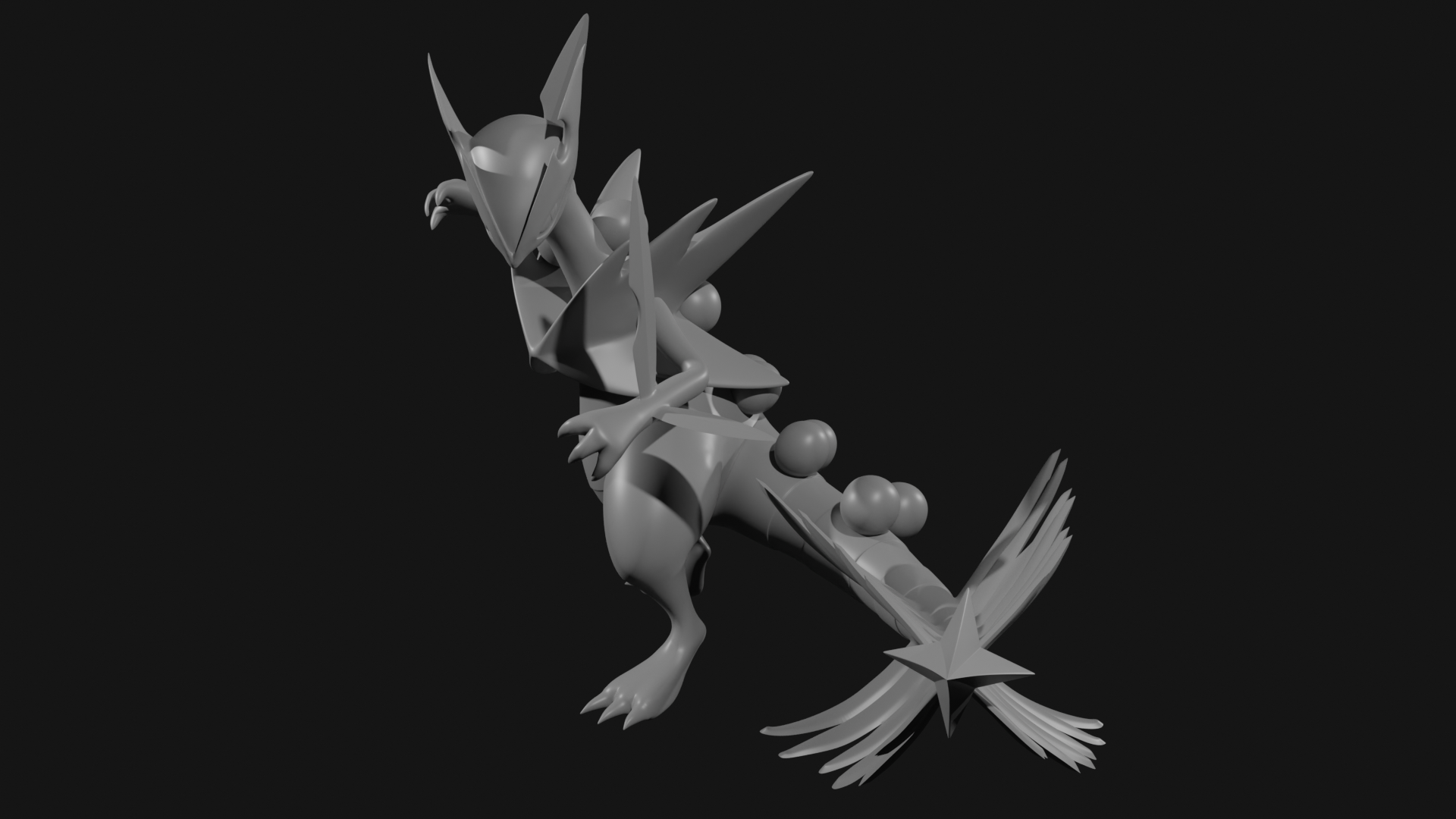 STL file Mega Sceptile 🐉・Model to download and 3D print・Cults