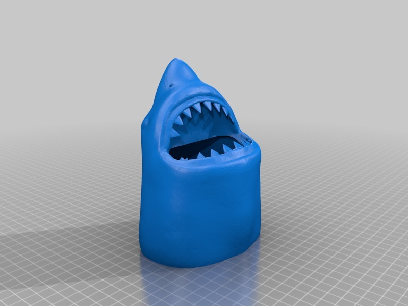 Free 3D file Shark Head Pen Pencil holder 🦈・Model to download and 3D ...