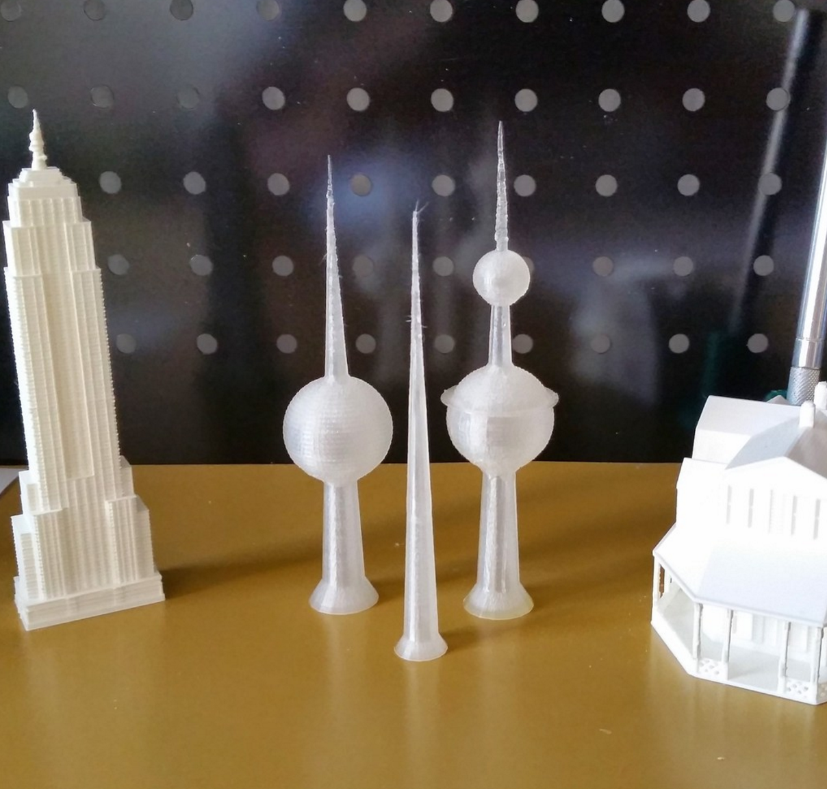 Free STL file Kuwait Towers 🇰🇼・3D printable model to download・Cults