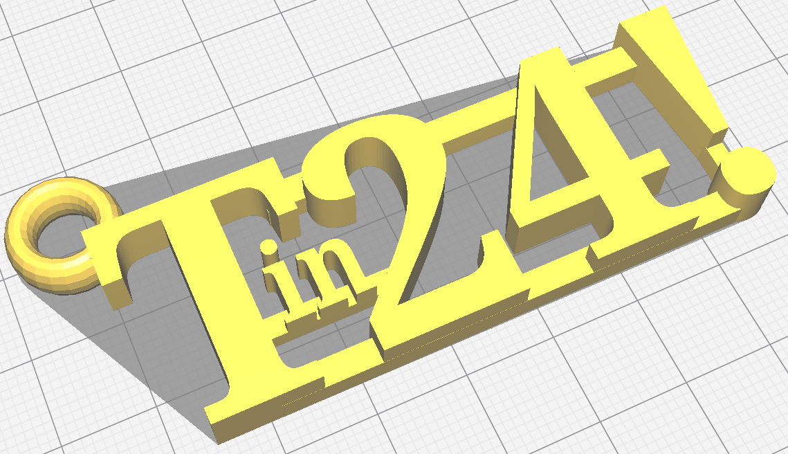 Free STL file Trump in 24 Keychain Charm・3D printing template to ...