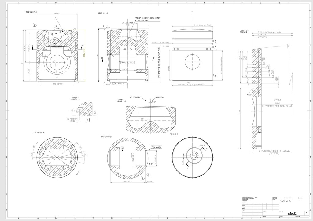 Free 3D file Engine Piston - Praga V3s・3D printer model to download・Cults