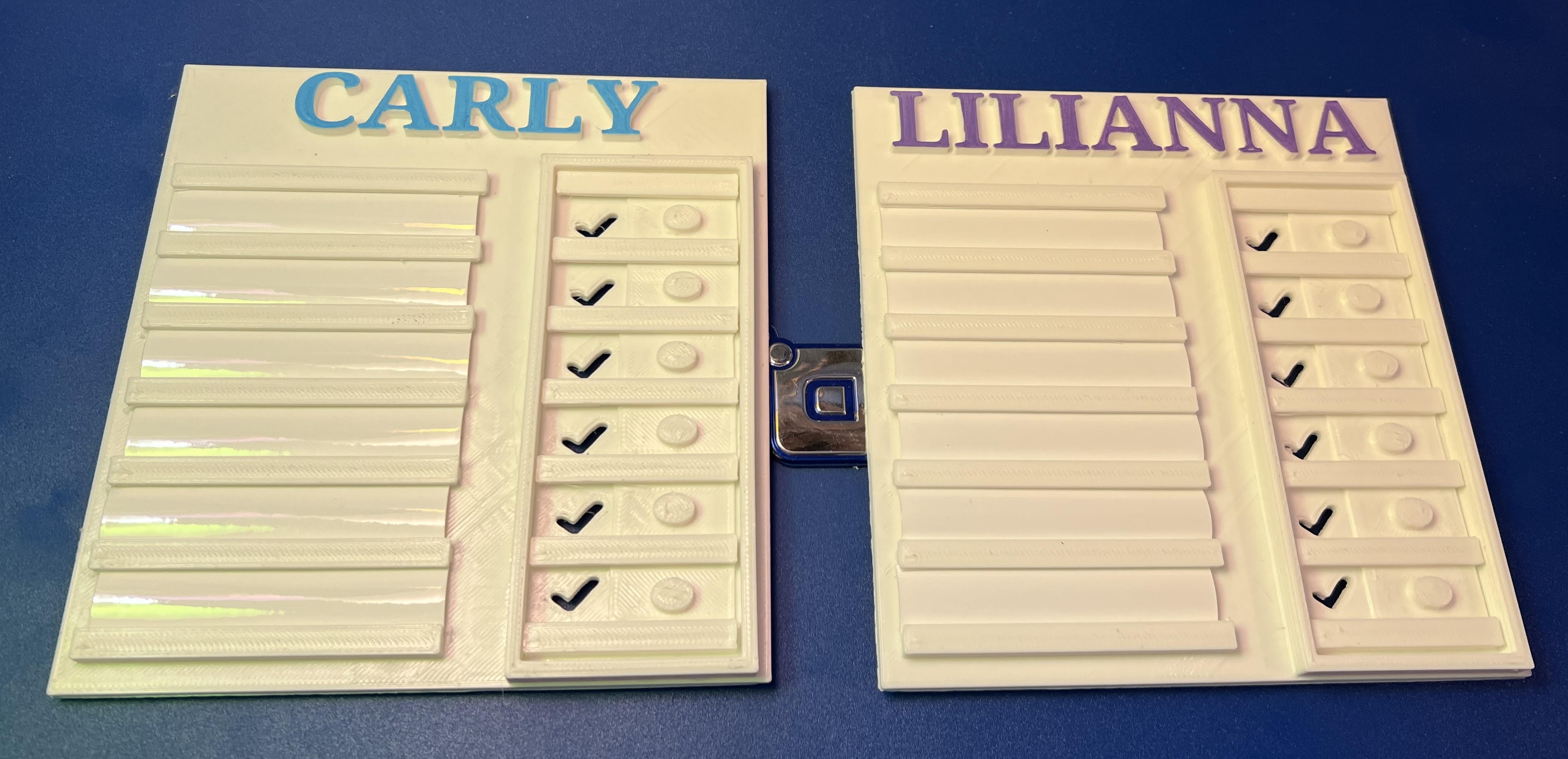 STL file Kids Chore Chart 📊・3D printable model to download・Cults