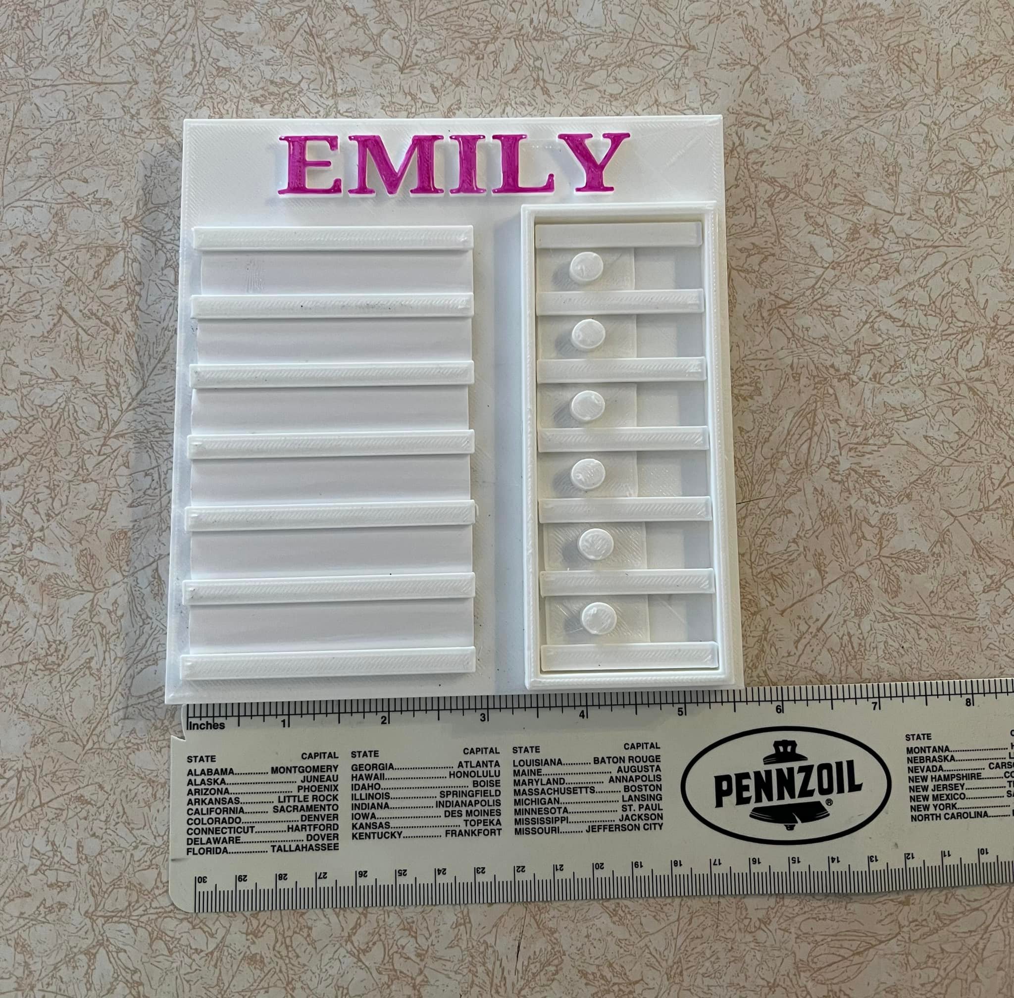 STL file Kids Chore Chart 📊・3D printable model to download・Cults