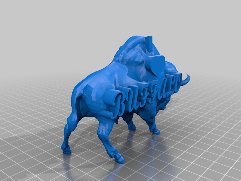 Free 3D file Buffalo Love ️‍🔥・Design to download and 3D print・Cults