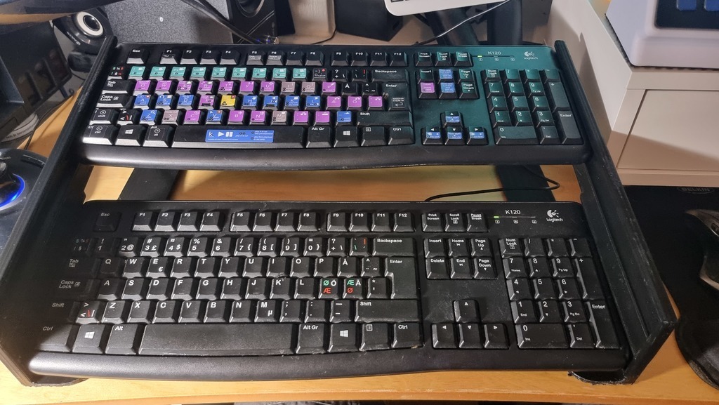 Free 3D file Logitech K120 Dual sliding stand・3D printable design to ...