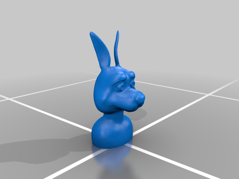 Free 3D file Rabbit Bunny Bust - Coelho・3D printing idea to download・Cults