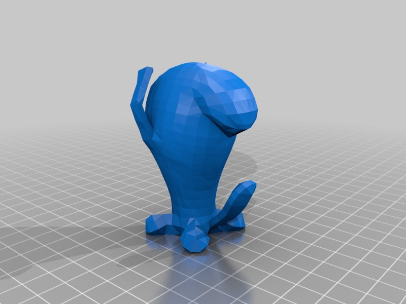 Free 3D file Wobbuffet with an open mouth・3D print design to download・Cults