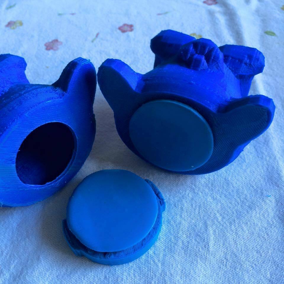 Fichier 3D gratuit Moule pour port de silicone (couvercle) - 30mm gap ...