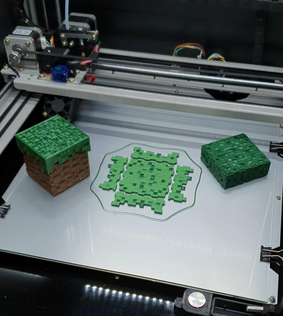 Archivo 3D gratis Minecraft o Minetest BOX - plano para cambio de ...