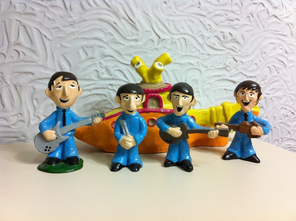 Free 3D file The Beatles and Yellow Submarine - clay-to-3d-scan ...