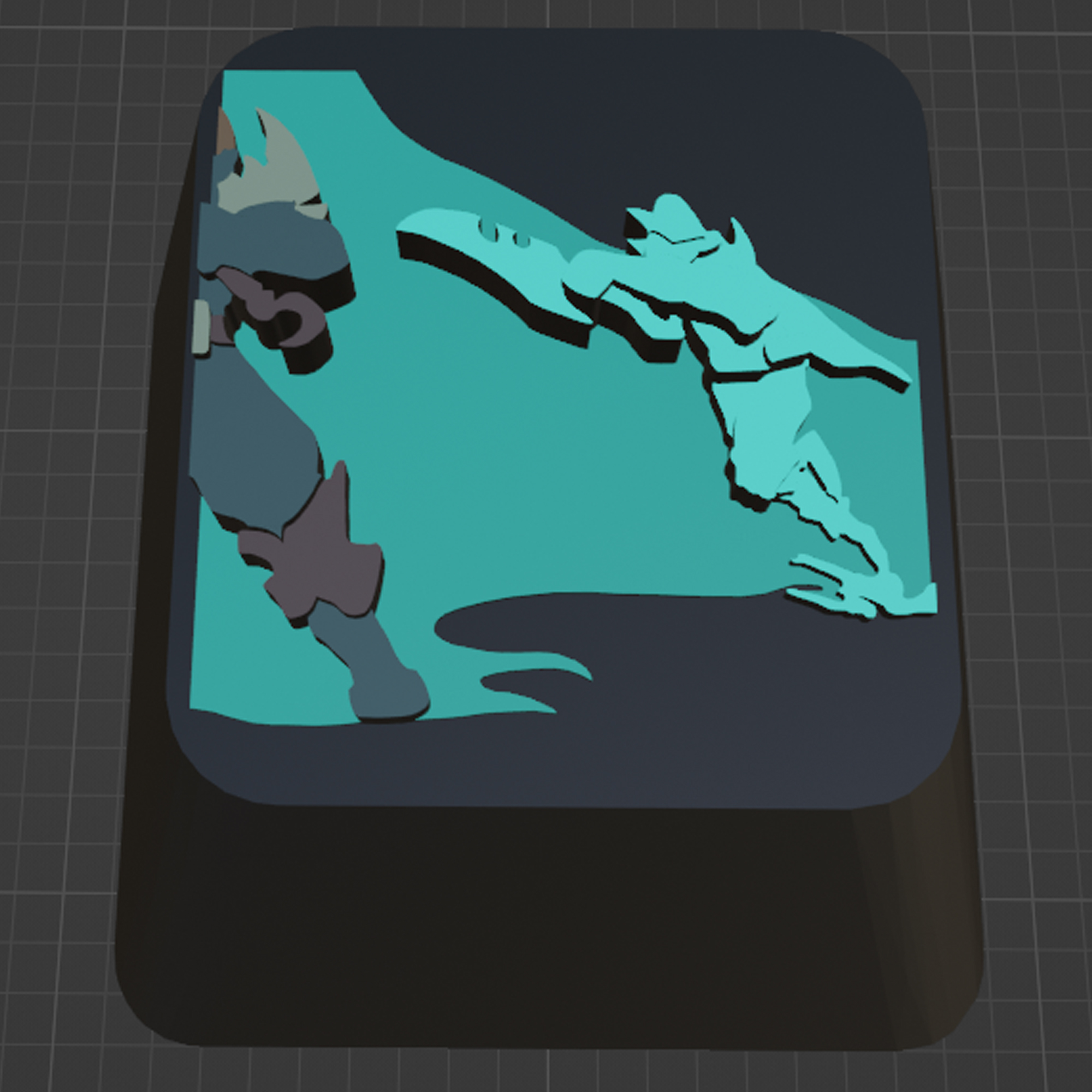 STL file KEYS / KEYCAPS PYKE LEAGUE OF LEGENDS LOL・3D printer design to ...