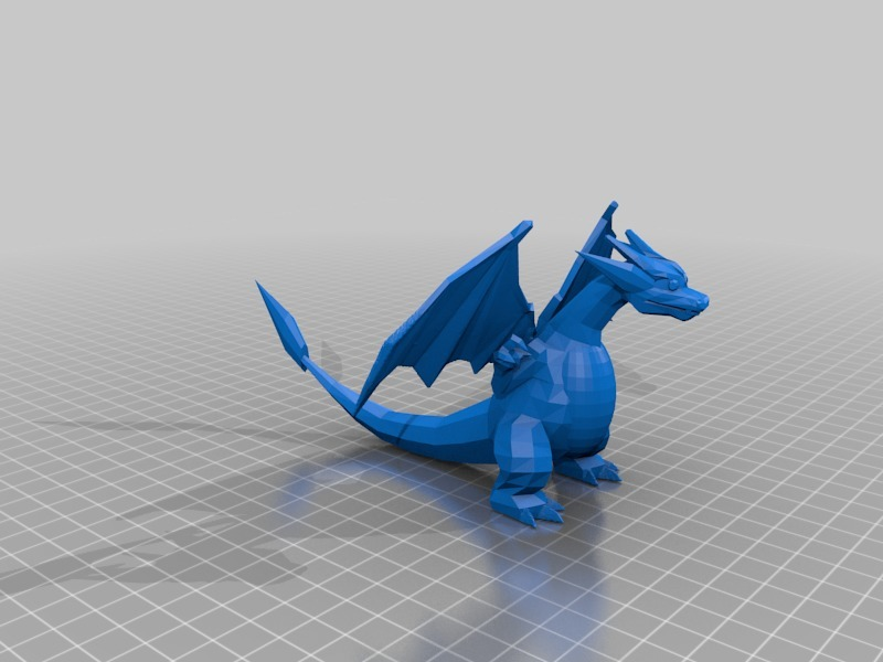 Archivo 3D gratuito Mega Charizard X 🧞‍♂️・Objeto imprimible en 3D para ...