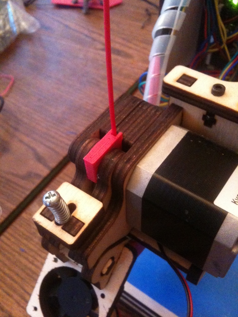Free 3D file Printrbot Simple/Jr wooden extruder filament guide ...