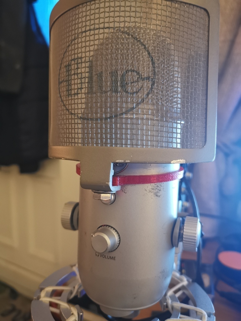Free 3D file Blue Yeti - Pop Shield mount 🛡️・Model to download and 3D ...