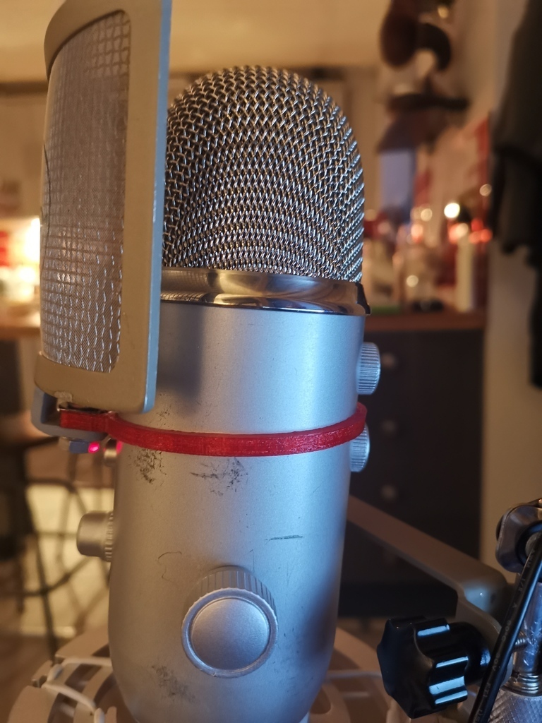 Free 3D file Blue Yeti - Pop Shield mount 🛡️・Model to download and 3D ...