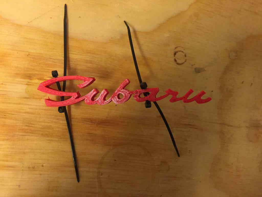 Free 3D file Retro Subaru Logo・Model to download and 3D print・Cults