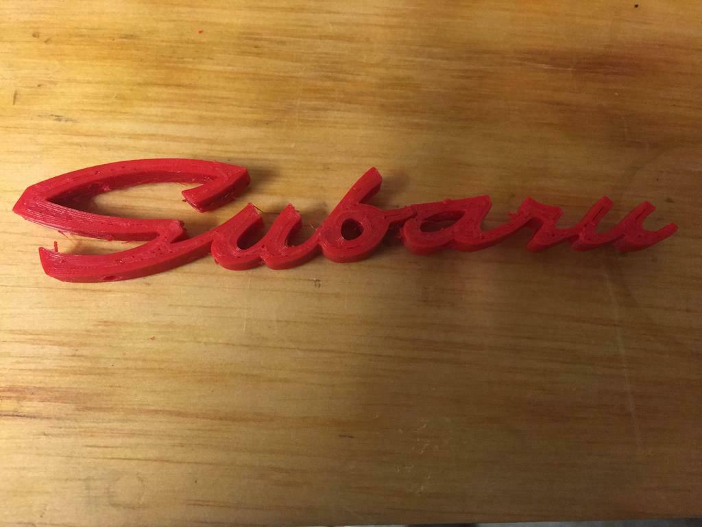 Free 3D file Retro Subaru Logo・Model to download and 3D print・Cults