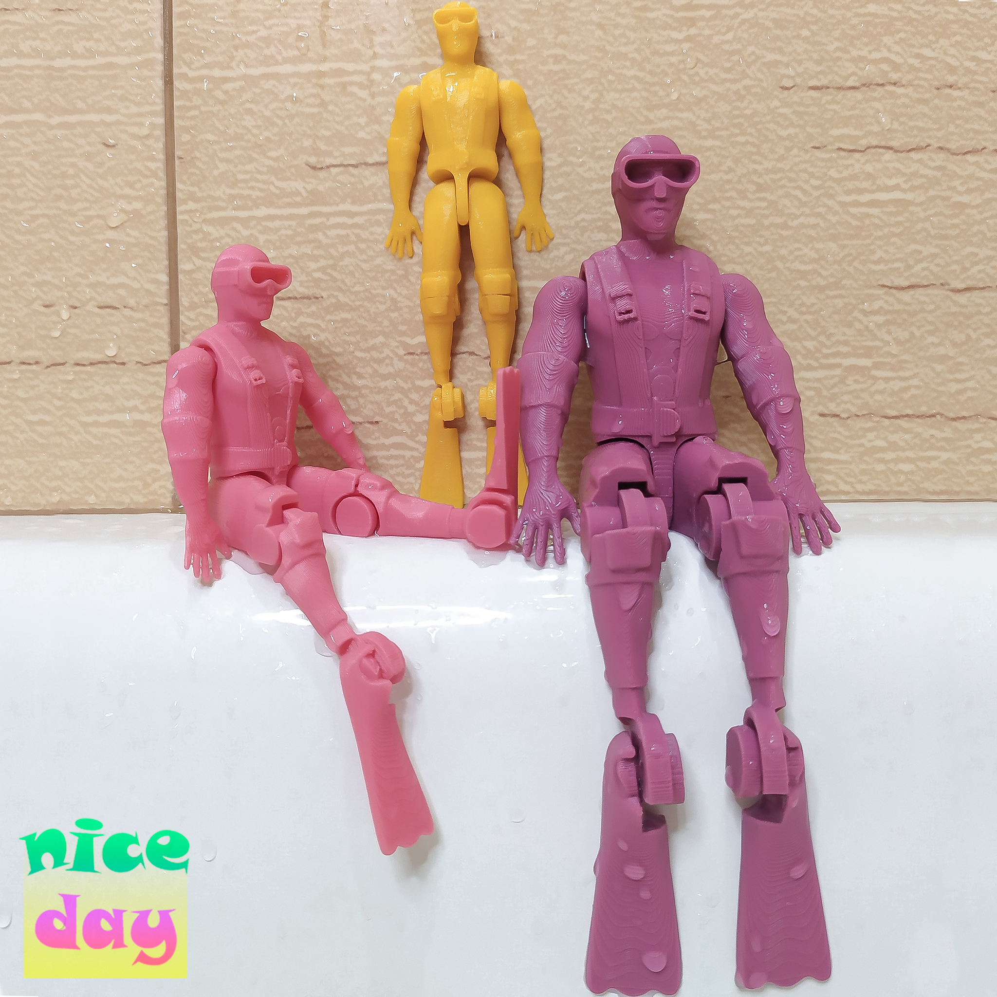 STL file free diver・3D printer design to download・Cults