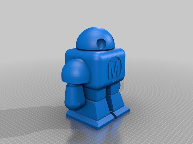 Free 3D file Animated MAKE Robot 🤖・3D printer model to download・Cults