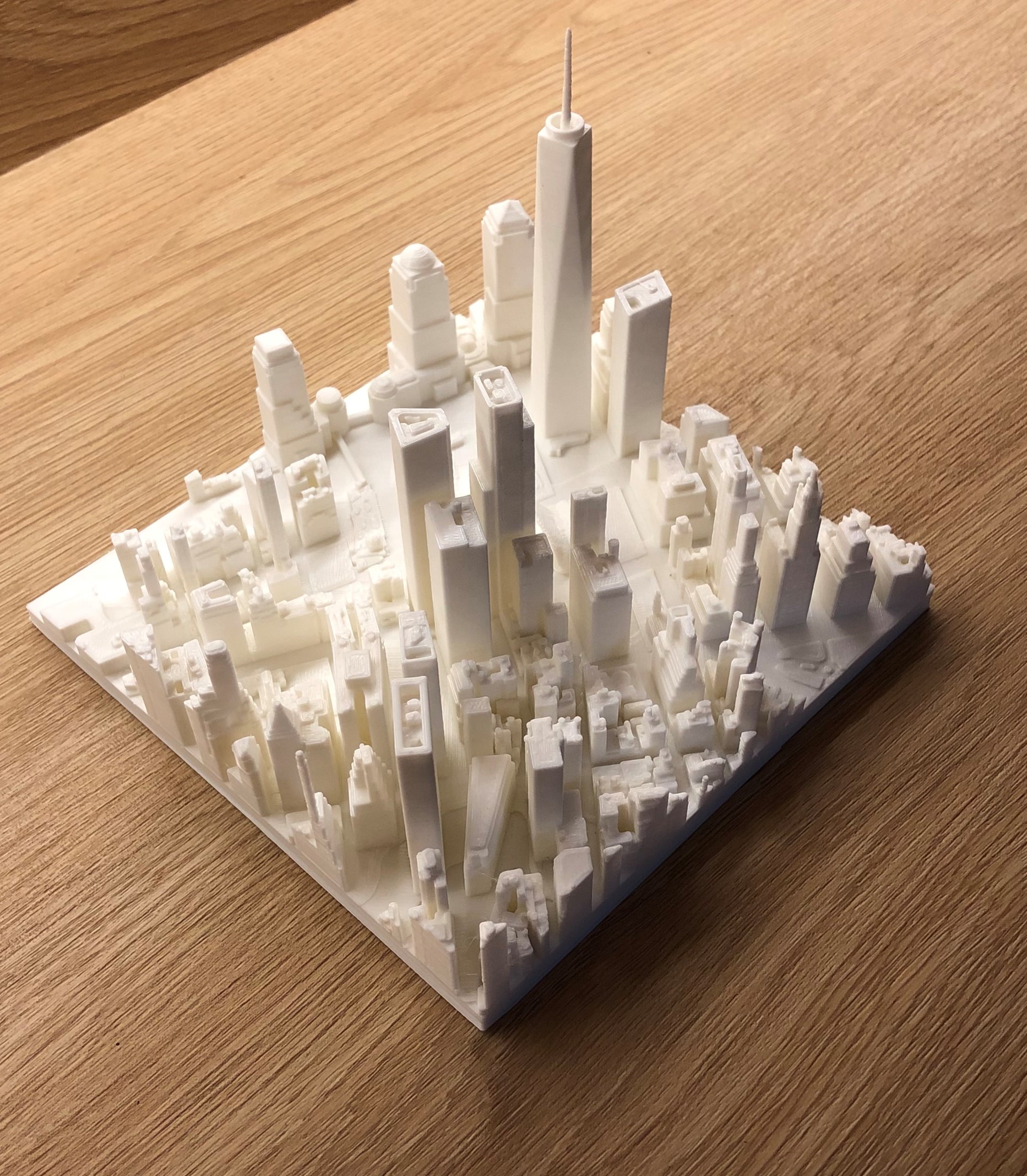 STL file Lower Manhattan Model 🗺️・Template to download and 3D print・Cults