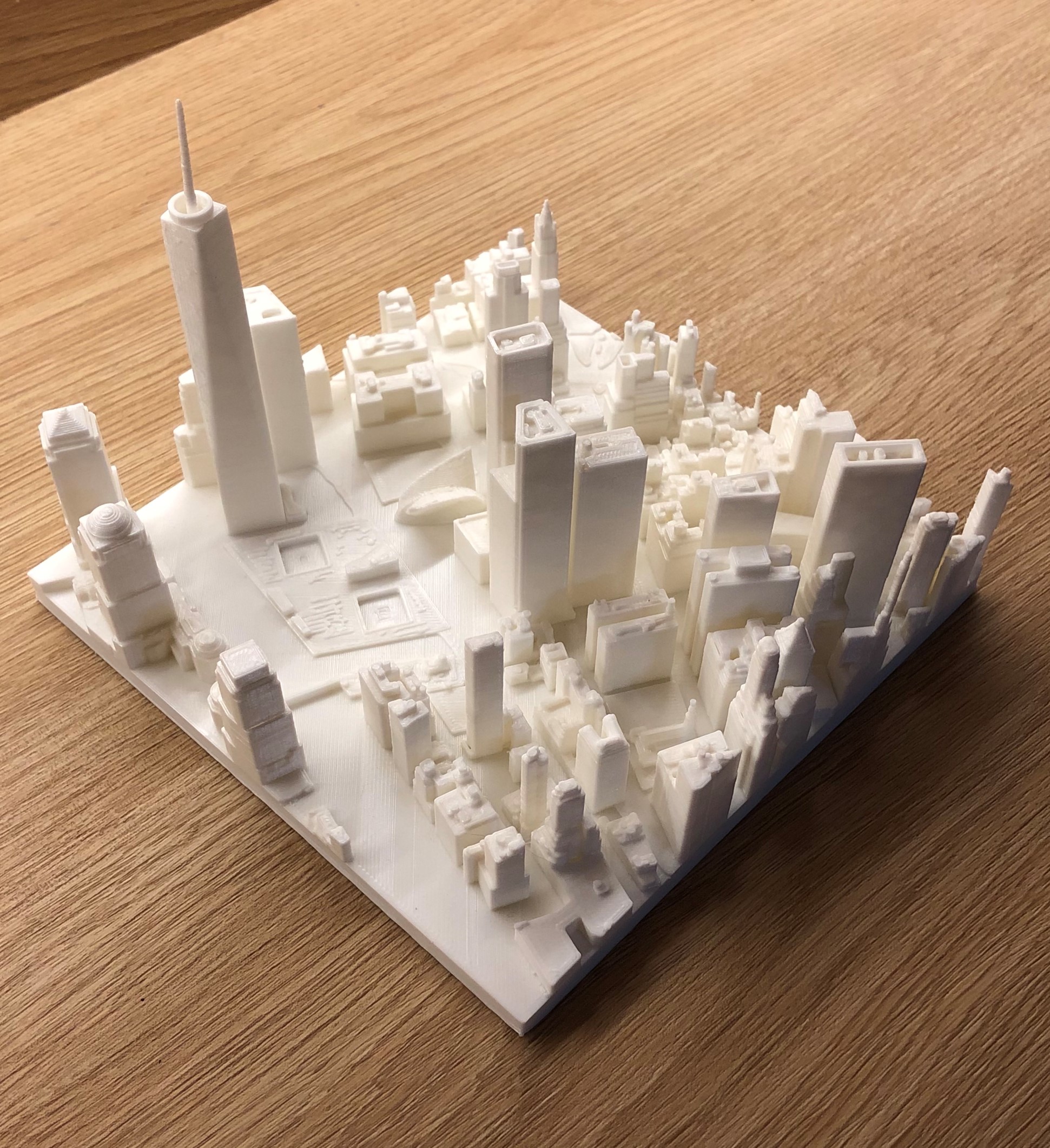 STL file Lower Manhattan Model 🗺️・Template to download and 3D print・Cults