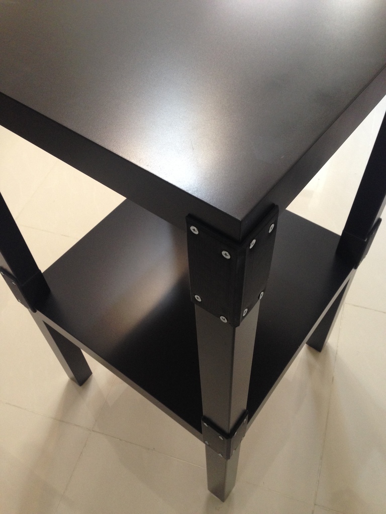 Free 3D file 001 - Lock for IKEA LACK Side table・3D printer design to ...