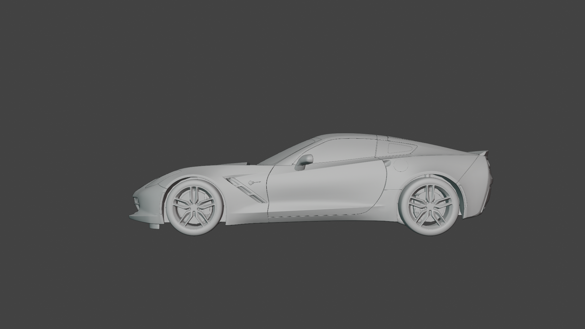STL file Chevrolet Corvette・3D print design to download・Cults