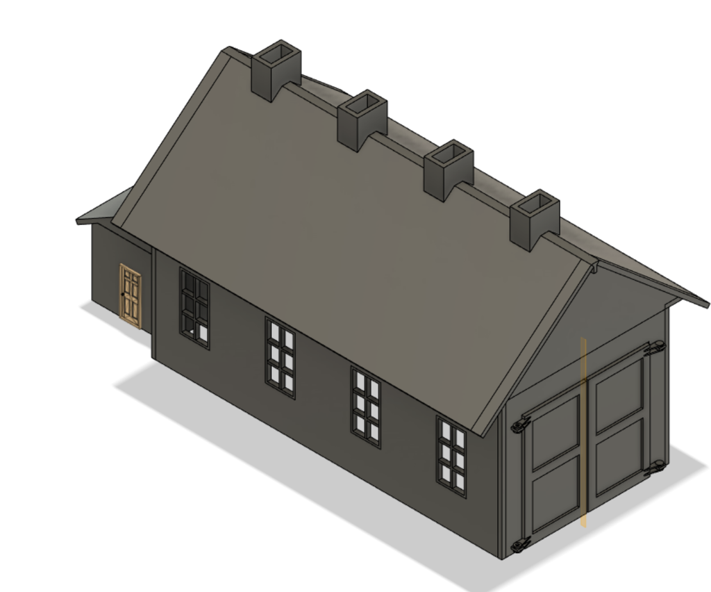 Free 3D file Train barn・Design to download and 3D print・Cults