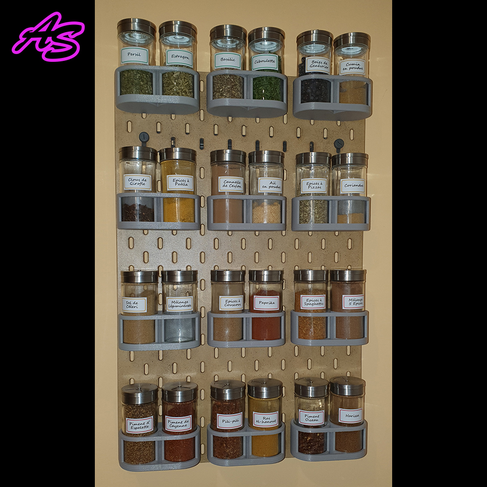 STL file Support for 2 spice jars 🔪・3D printable model to download・Cults