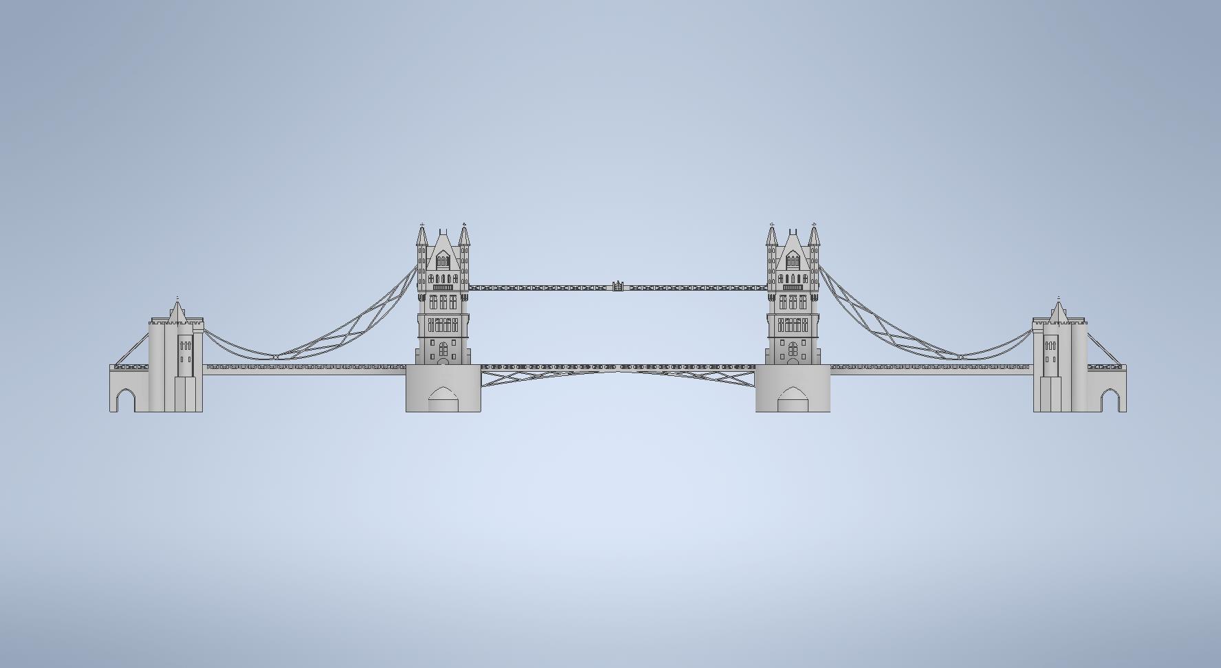 STL file Tower Bridge・3D printable model to download・Cults
