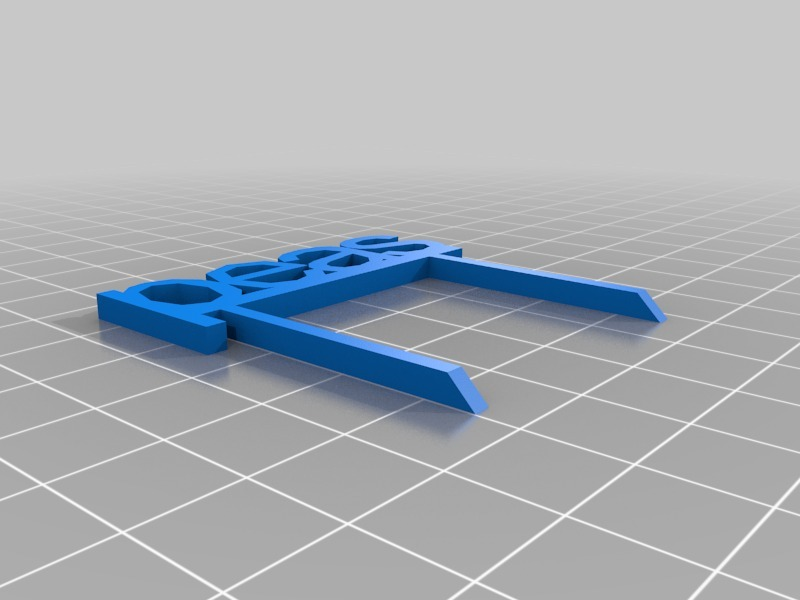 Free 3D file peas Garden Sign・3D printer model to download・Cults