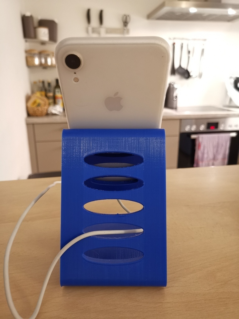 Free 3D file Smartphone holder (no support required)・3D print object to ...