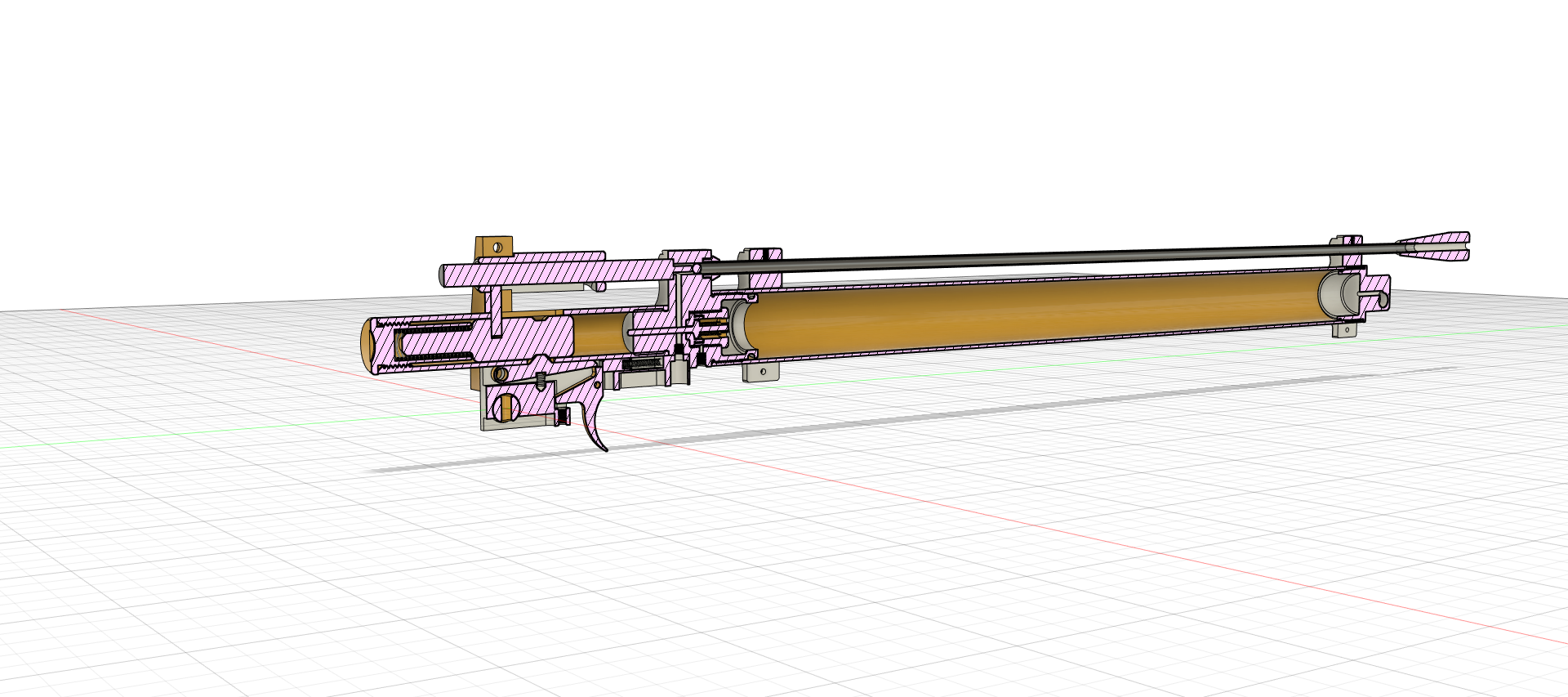 OBJ file air rifle・3D printing design to download・Cults